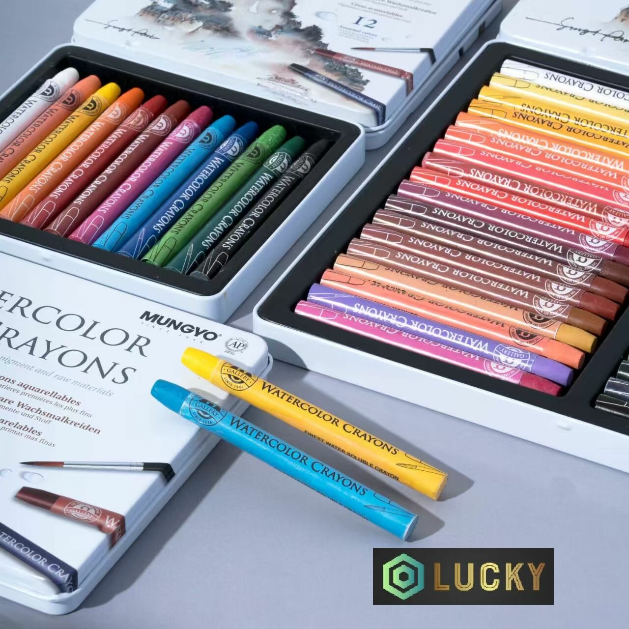 Масляная пастель MUNGYO MAC 24 цветов Акварельные Мелки