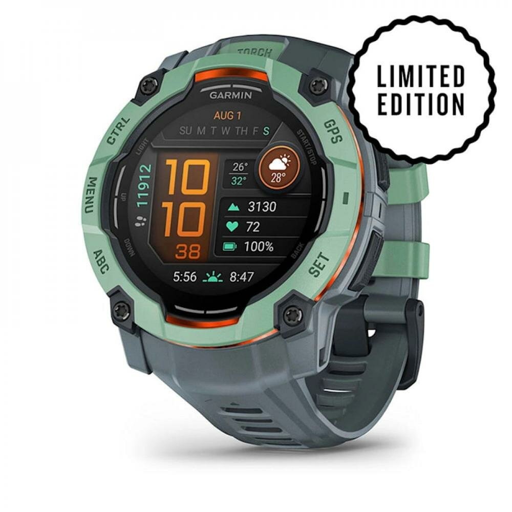 Умные часы Garmin Instinct 3 – 50 mm, AMOLED Neotropic with Twilight Band (010-03020-01)