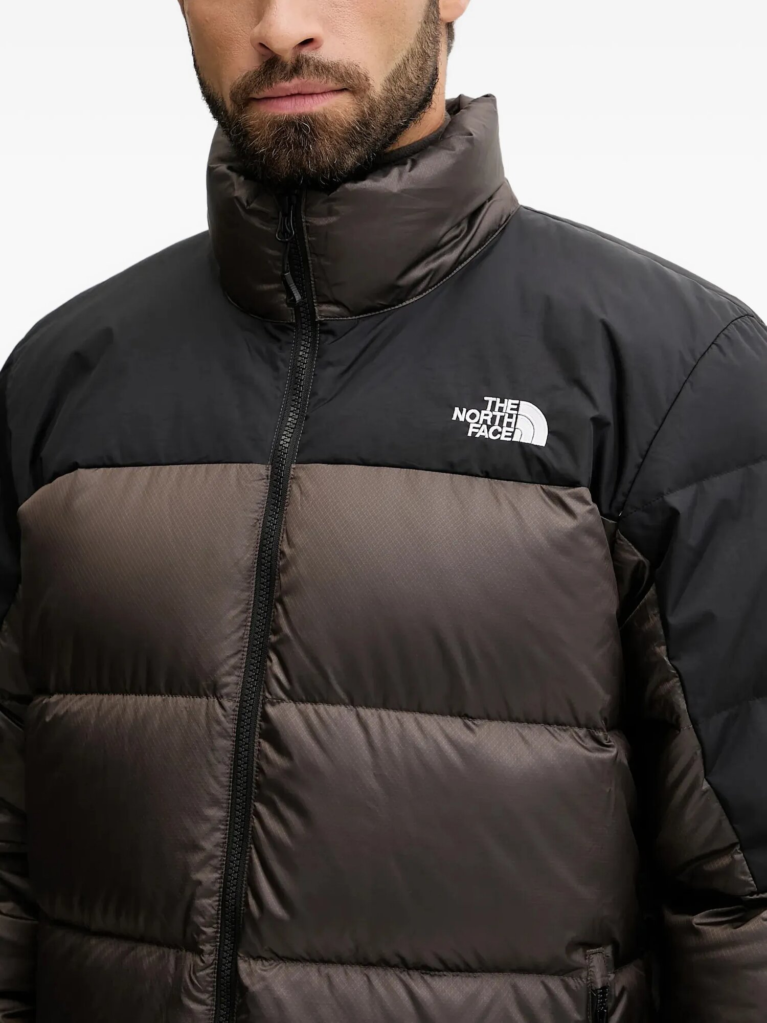 Куртка The North Face Zip-up performance jacket, размер 2XL, brown — фото 1