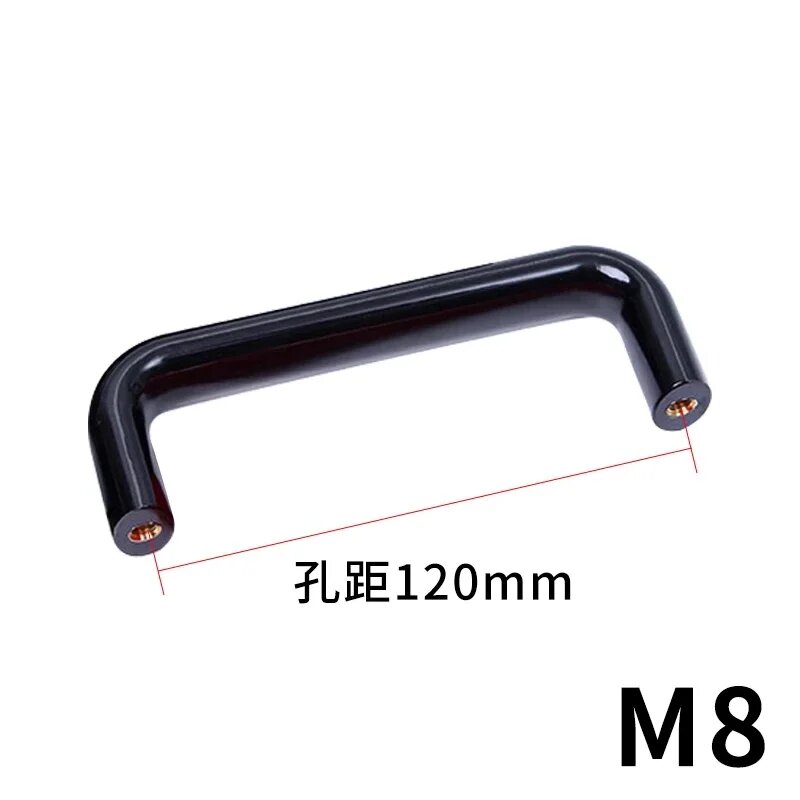 Бакелитовые ручки черные/красные M6/M8 Black 120mm (M8)