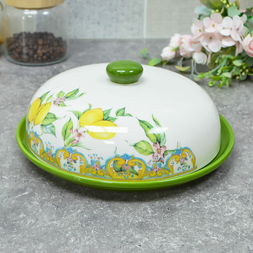 Блюдо для блинов "Принц Лимон" 23см, Prima Collection