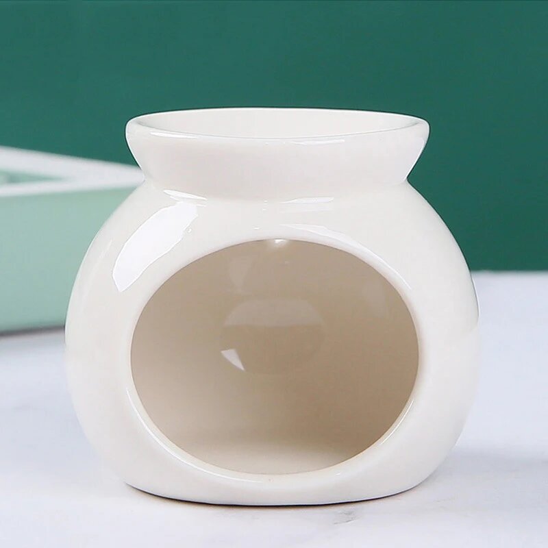 Фарфоровый подсвечник JCSYFAC для ароматерапии Белый, White