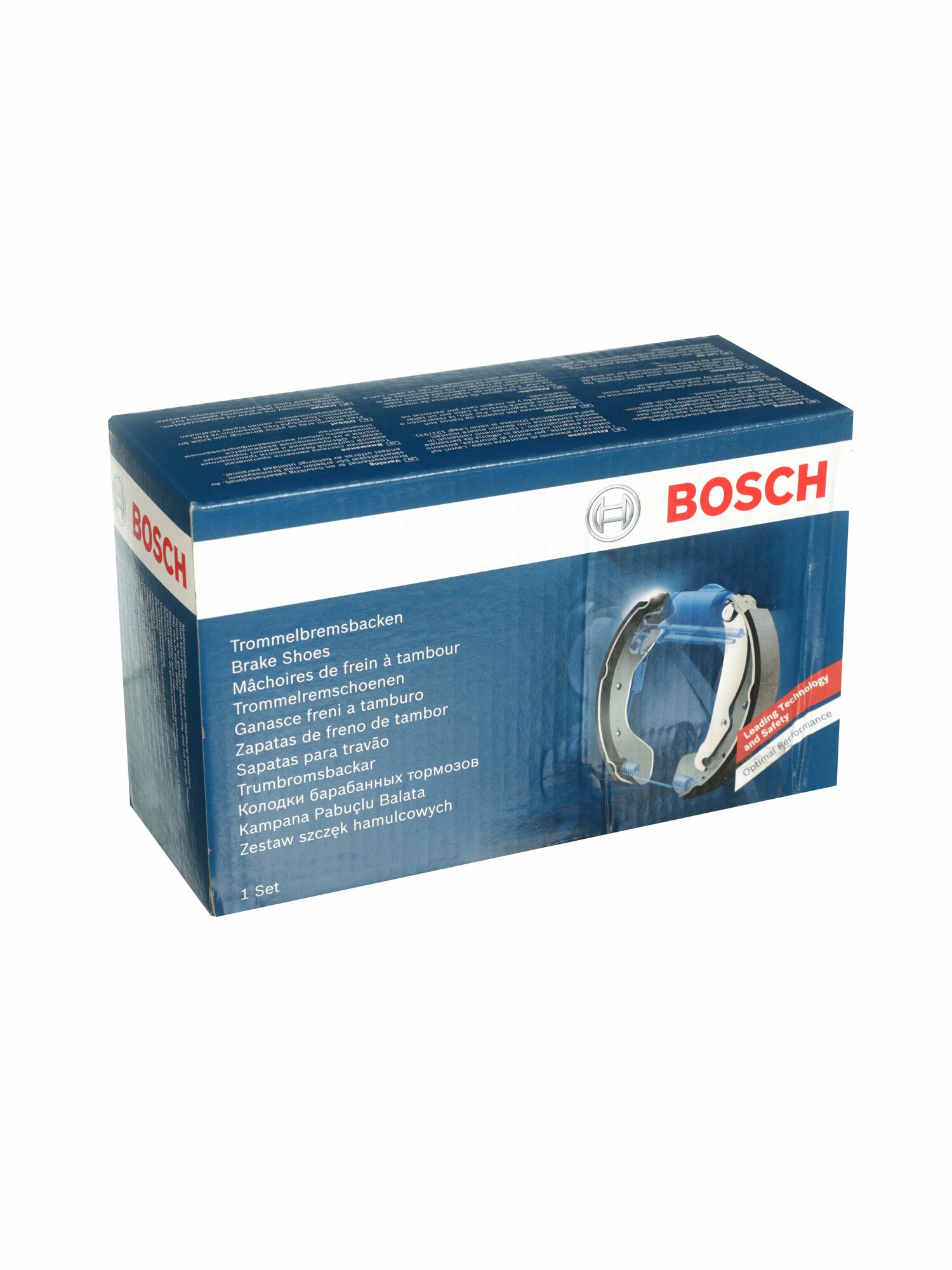 Колодки тормозные барабанные задние BOSCH (0 986 487 548) — фото 1