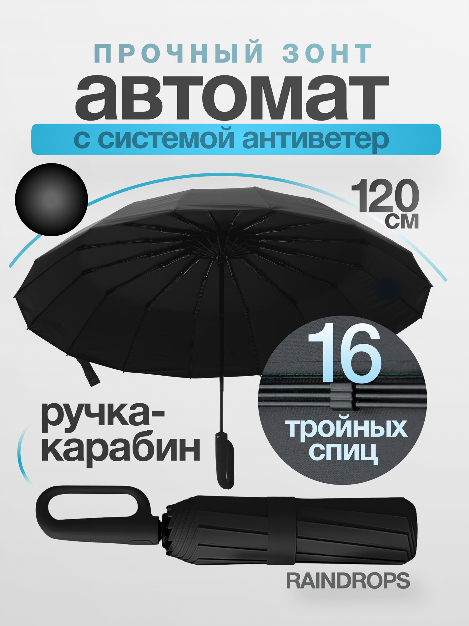 Смарт-зонт RAINDROPS