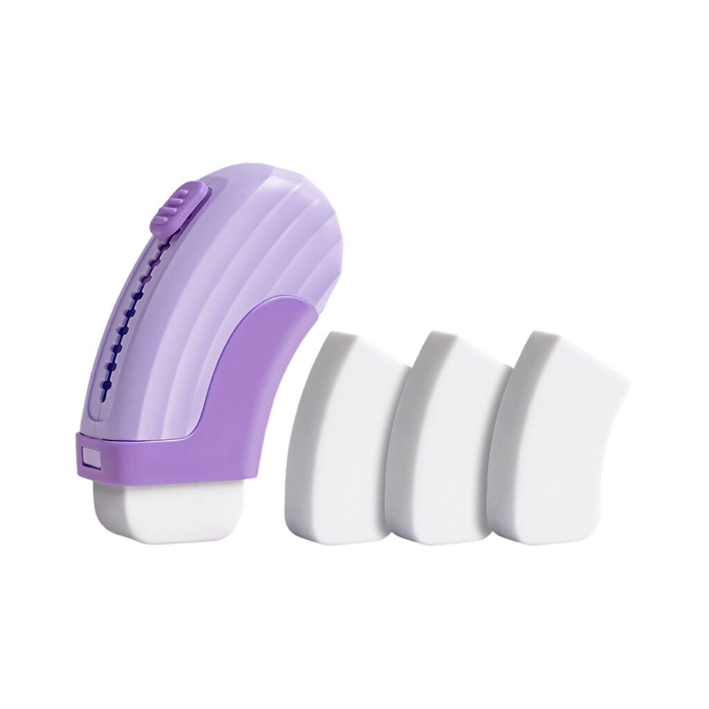 Двухтактный ластик плюс 3 резиновые заправки-Sakura purple