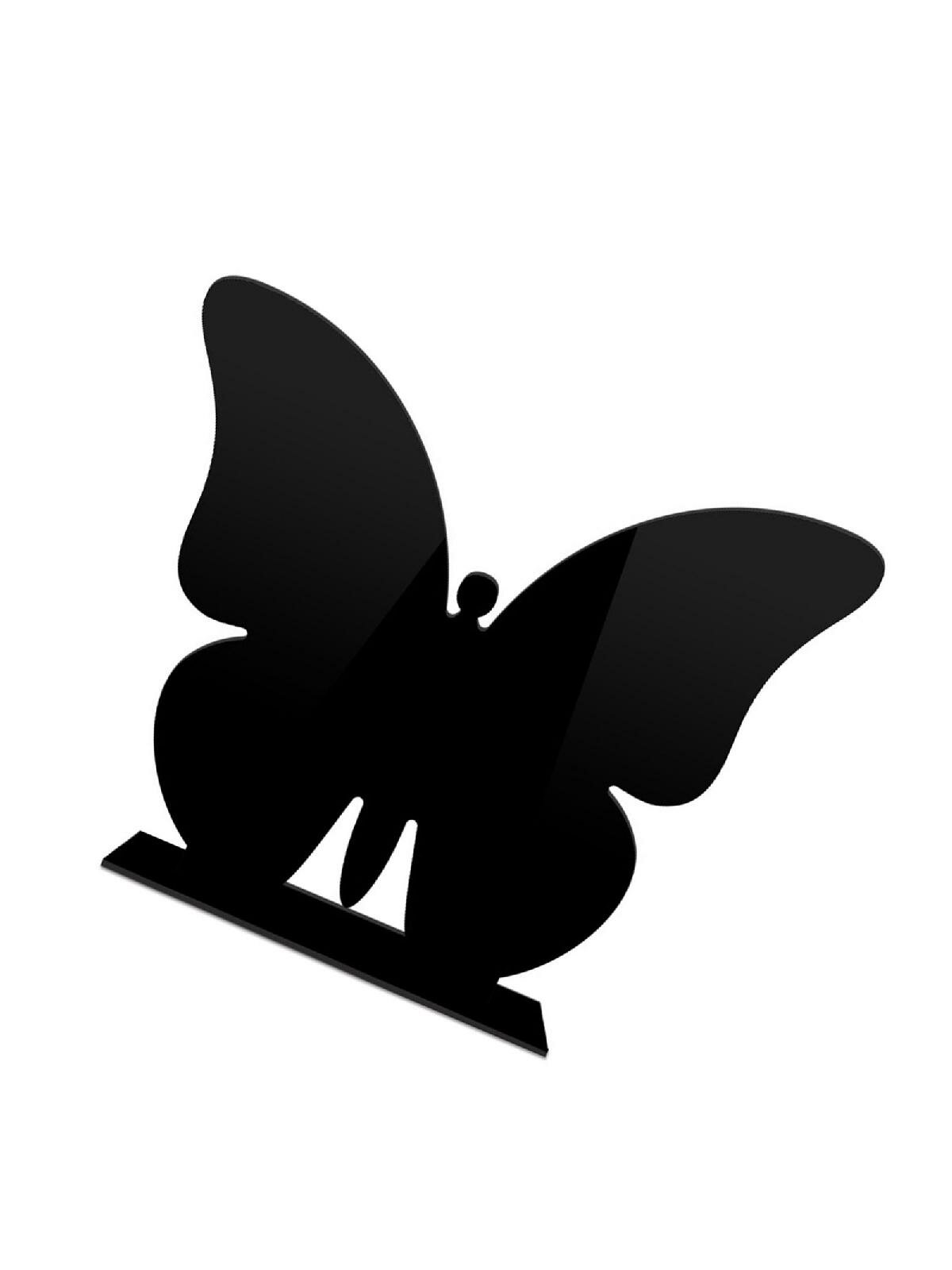 Декоративные акриловые подставки для именных табличек с бабочками, табличка с названием места на столе