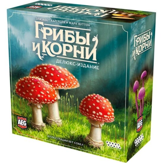 Настольная игра HOBBY WORLD Грибы и Корни. Делюкс, 1-4 игрока