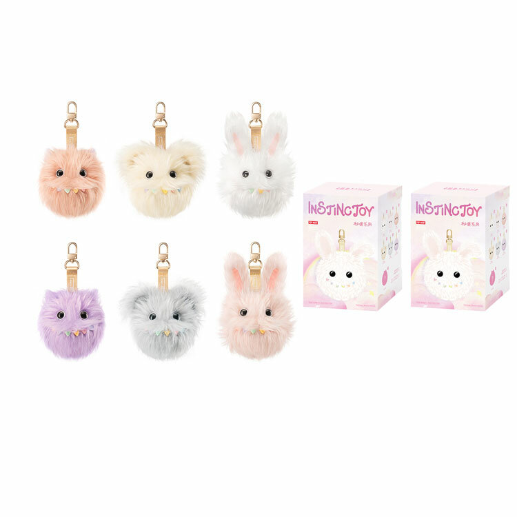 Плюшевые коллекционные коробочки-сюрприз унисекс POP MART INSTINCTOY Mystic Realm Collection, 2 шт.