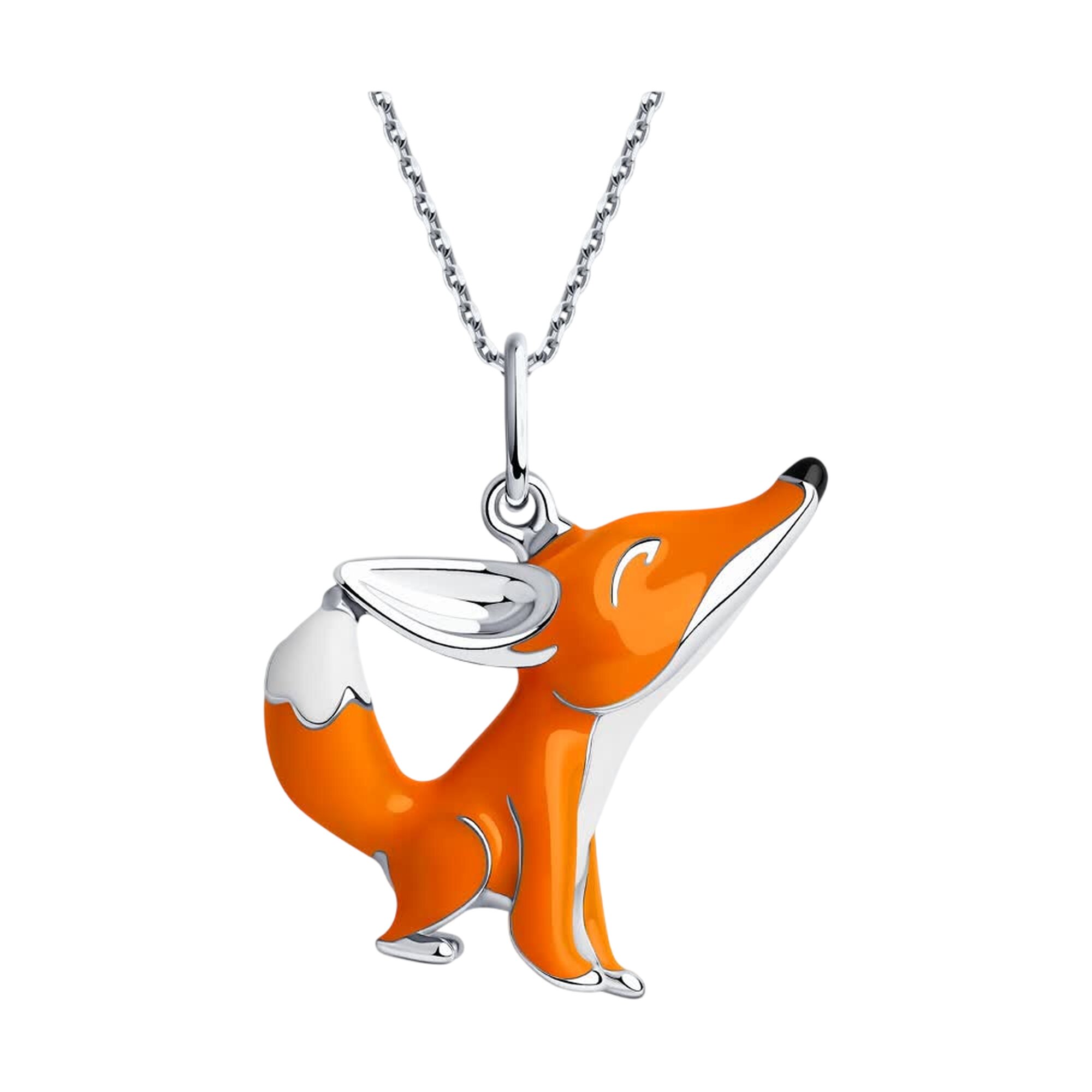 Подвеска, серебро, 925 проба, родирование, эмаль