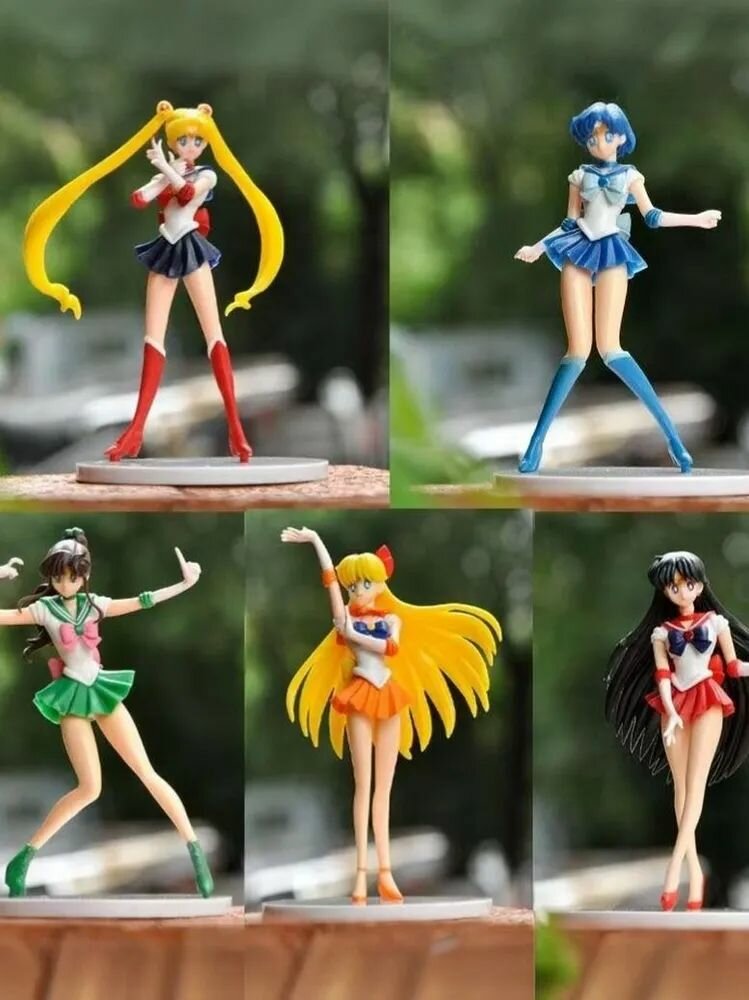 Фигурки из аниме Сейлор Мун/Sailor Moon/5 шт