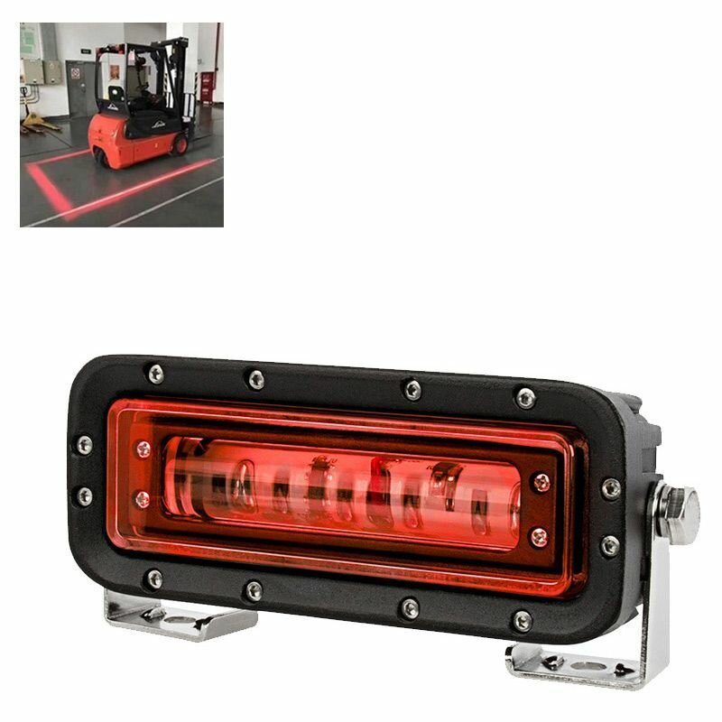 Фонарь безопасности красная линия FORK LINE RED 30 Вт (10-60 Вольт) маркерный для погрузчика
