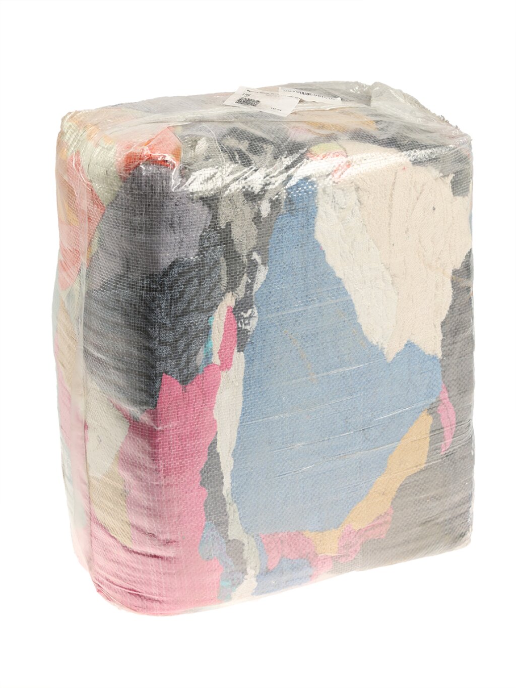 Ветошь (цветная махра) 40х60 см брикет 10 кг.