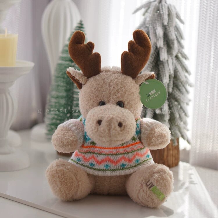 Кукла Лось олень в скандинавском стиле подарок на день рождения кукла Лось плюшевая игрушка в стиле кемпинга реквизит