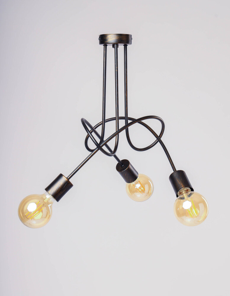 Потолочная люстра TANGO BLACK PATINA 10133 Adilux