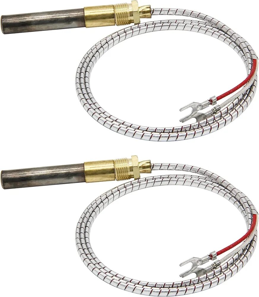 2 шт Термогенератор замена Sit 0.940.002, 0940002 (820 NOVA MV - для всех котлов с клапанами Sit этой серии (милливольтовые, электронезависимые), термопара многократная, милливольтовый генератор