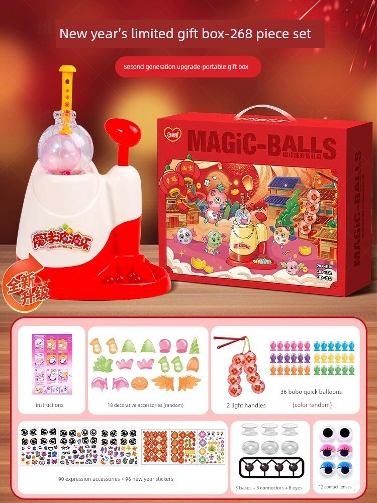 Волшебные липкие шарики Bobo: развивающие материалы для творчества своими руками, игрушки для мальчиков и девочек,