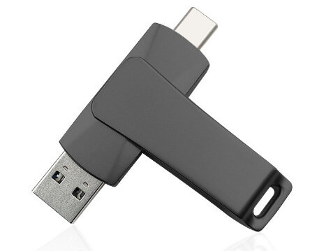 Высокоскоростная USB-флешка для мобильного телефона, двойного назначения (Type-C) для компьютера, большая емкость 1 ТБ, бизнес-флешка 2-в-1 на 512 ГБ, 256 ГБ.