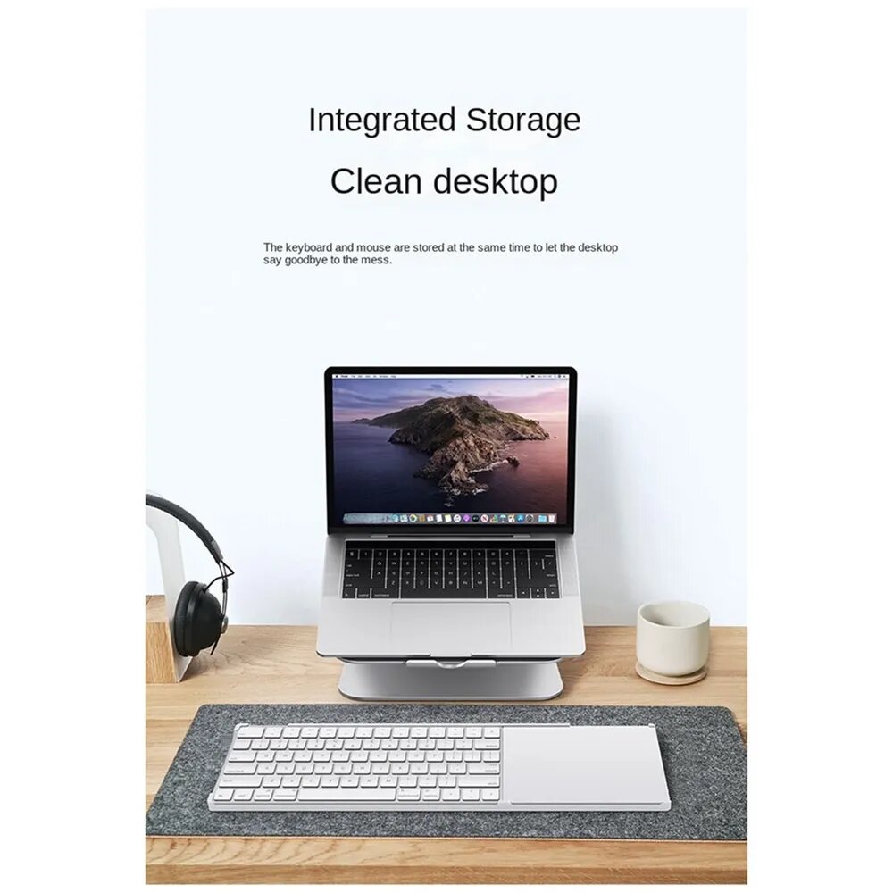 Bestand Рамка-подставка 2-в-1 для Apple IMac Magic Keyboard Touch ID Trackpad A1644 2449 A1535 Базовая подставка