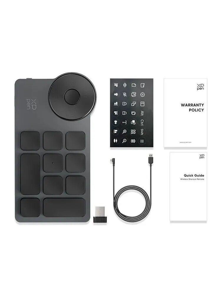 Клавиатура беспроводная XPPen Mini Keydial ACK05, черно-серый