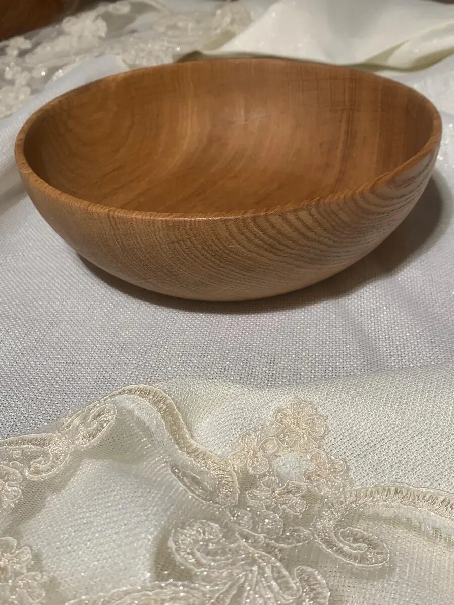 Салатник деревянный дуб Ø20см