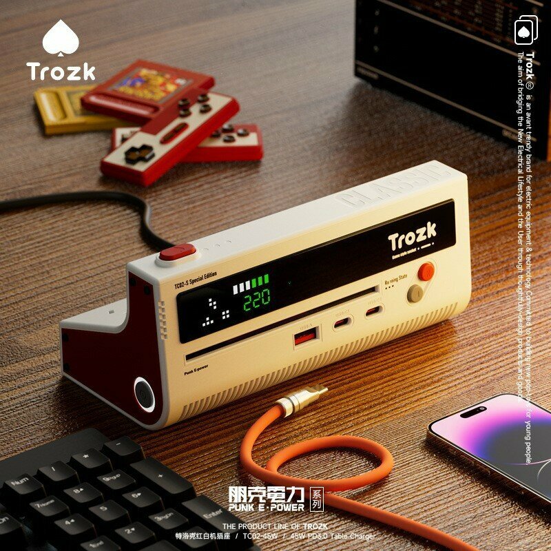 Многофункциональная розетка Shiguang Machine, умная розетка с ночником, USB быстрая зарядка, креативная вилка из нитрида галлия