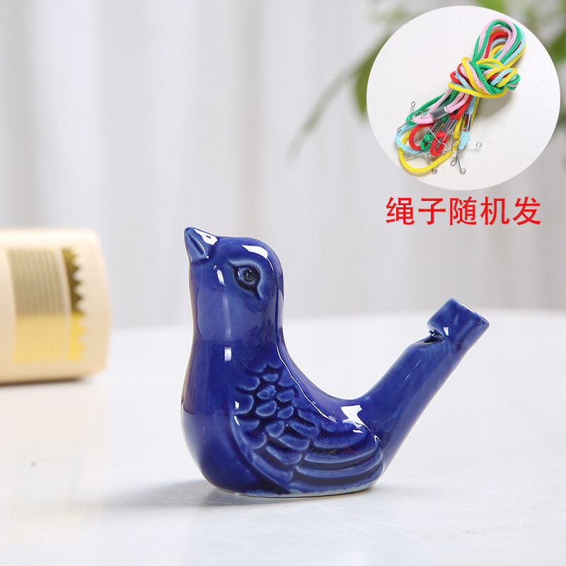 Детский свисток для птиц с водой, свисток с звуком птицы, подарок для детского сада, керамическая игрушка для птиц, водяной свисток для животных