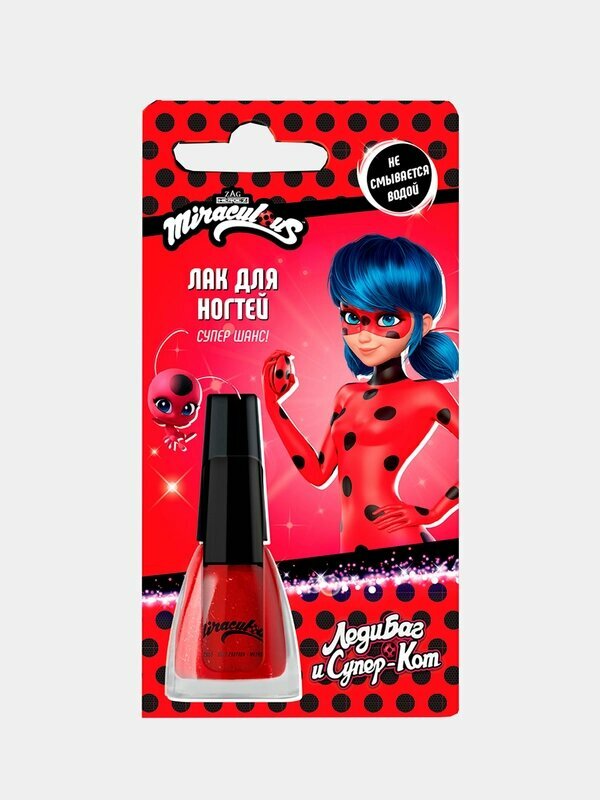 MIRACULOUS Леди Баг и Супер-Кот Лак для ногтей, 6 мл