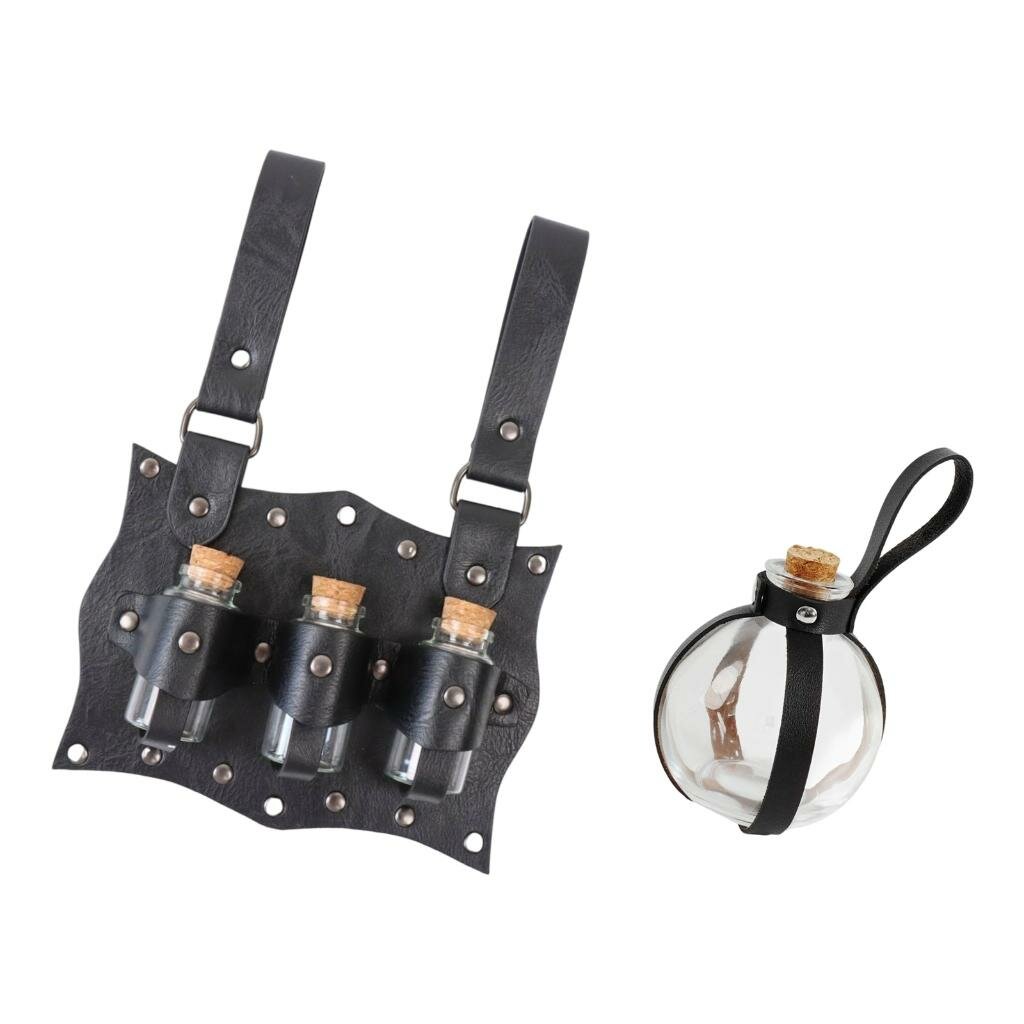 Бутылка для зелья ведьмы, Черный