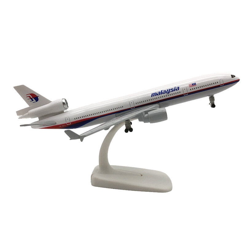 20CM Модель самолета McDonnell Douglas MD-11 статическая из сплава с колесами, подарок, украшение