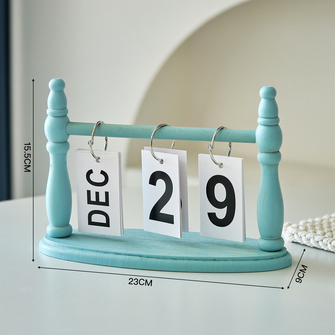 Деревянный настольный перекидной календарь, украшение для стола, календарь для гостиной, входа, детского сада, реквизит для фотографии