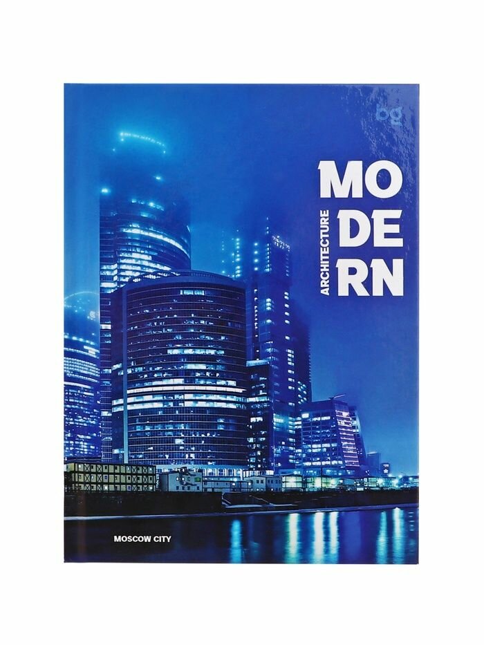 Блокнот BG "Modern City", А6, 80 листов в клетку, твердая обложка, глянцевая ламинация