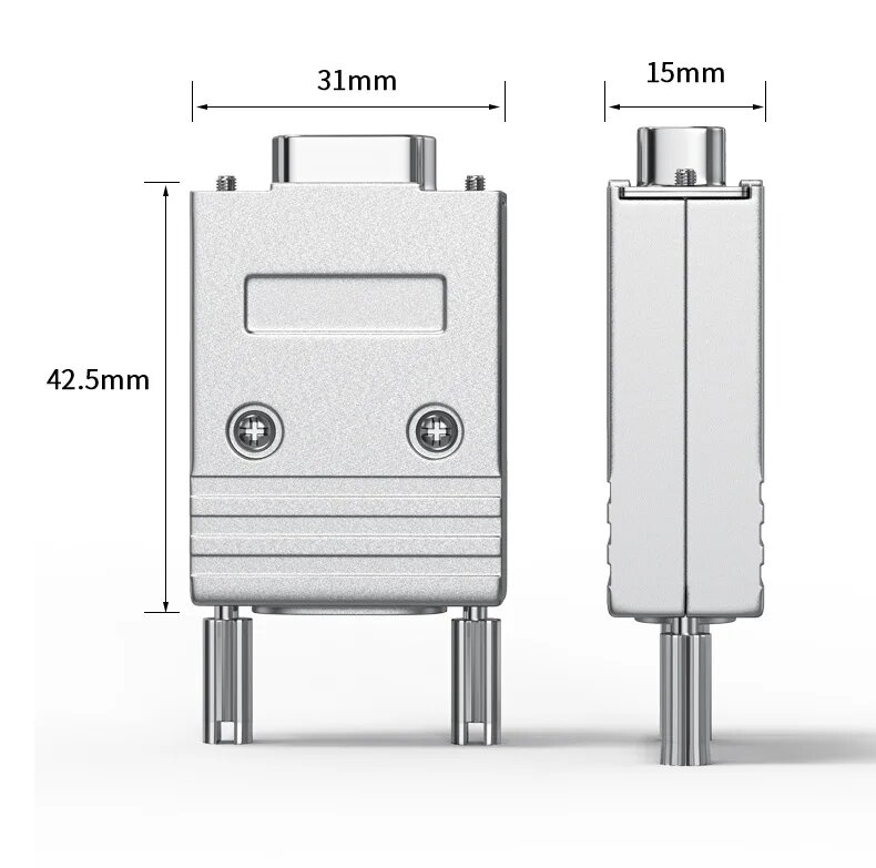 TLXT Адаптер DB9 RS232 485 metallic shell