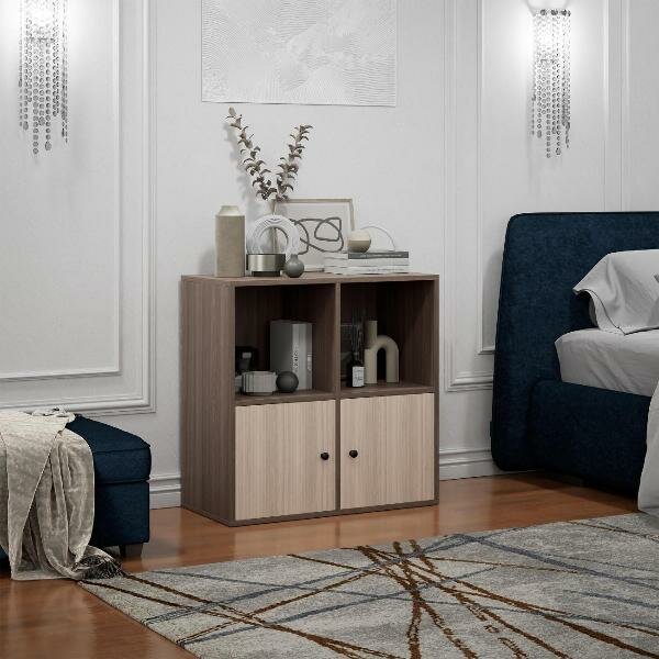 Стеллаж офисный MFMaster Уно-791 дуб молочный