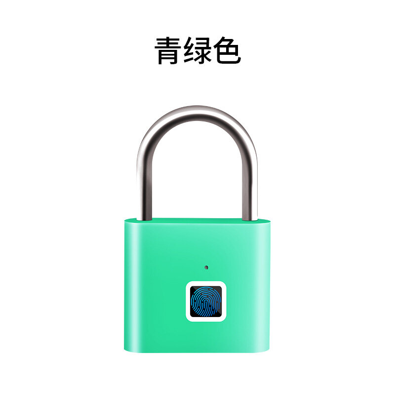 Умный замок с функцией распознавания отпечатков пальцев, водонепроницаемый перезаряжаемый электрический умный замок для дома, таможенный замок с легким открытием.