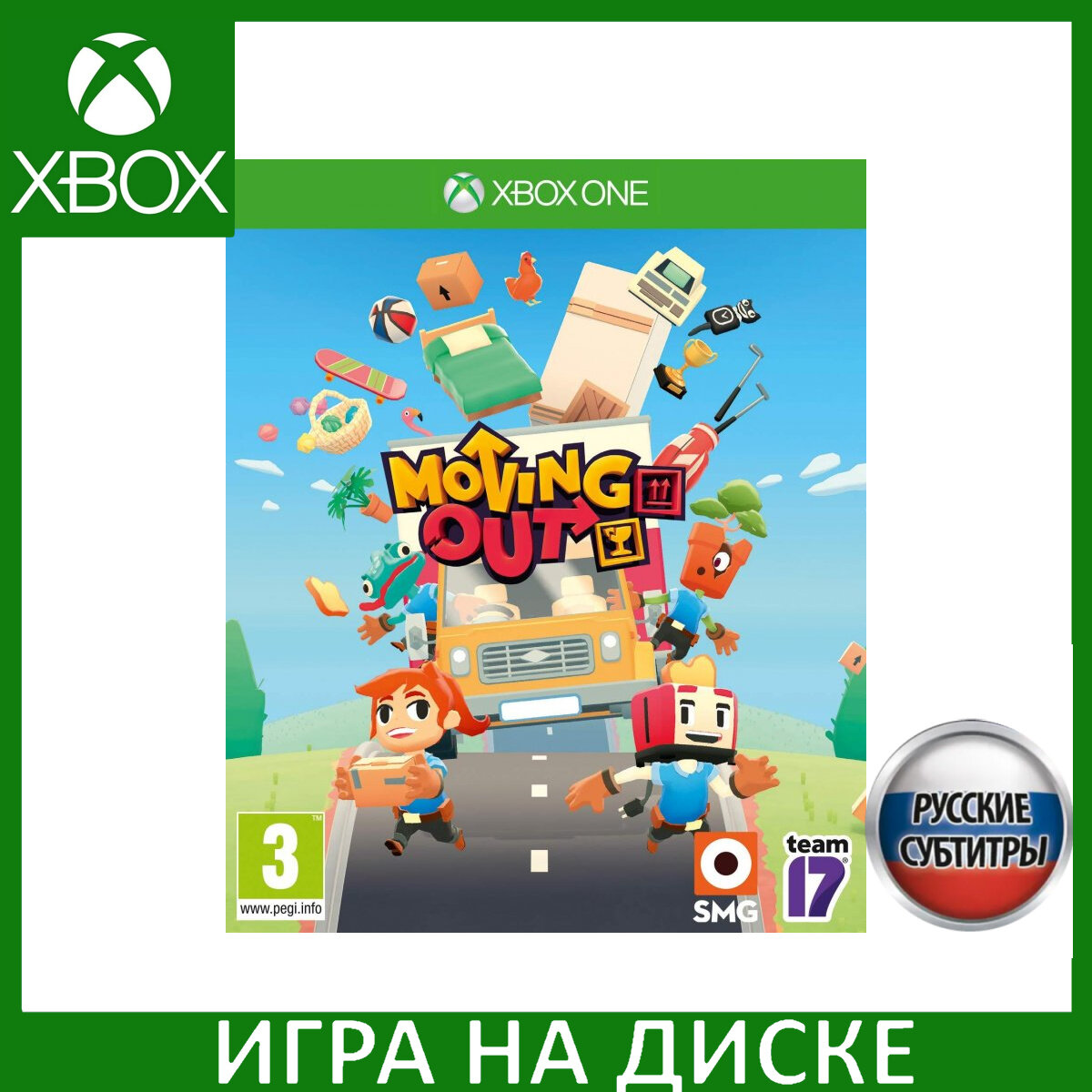 Игра Moving Out Xbox One Русская Версия Диск на Xbox One