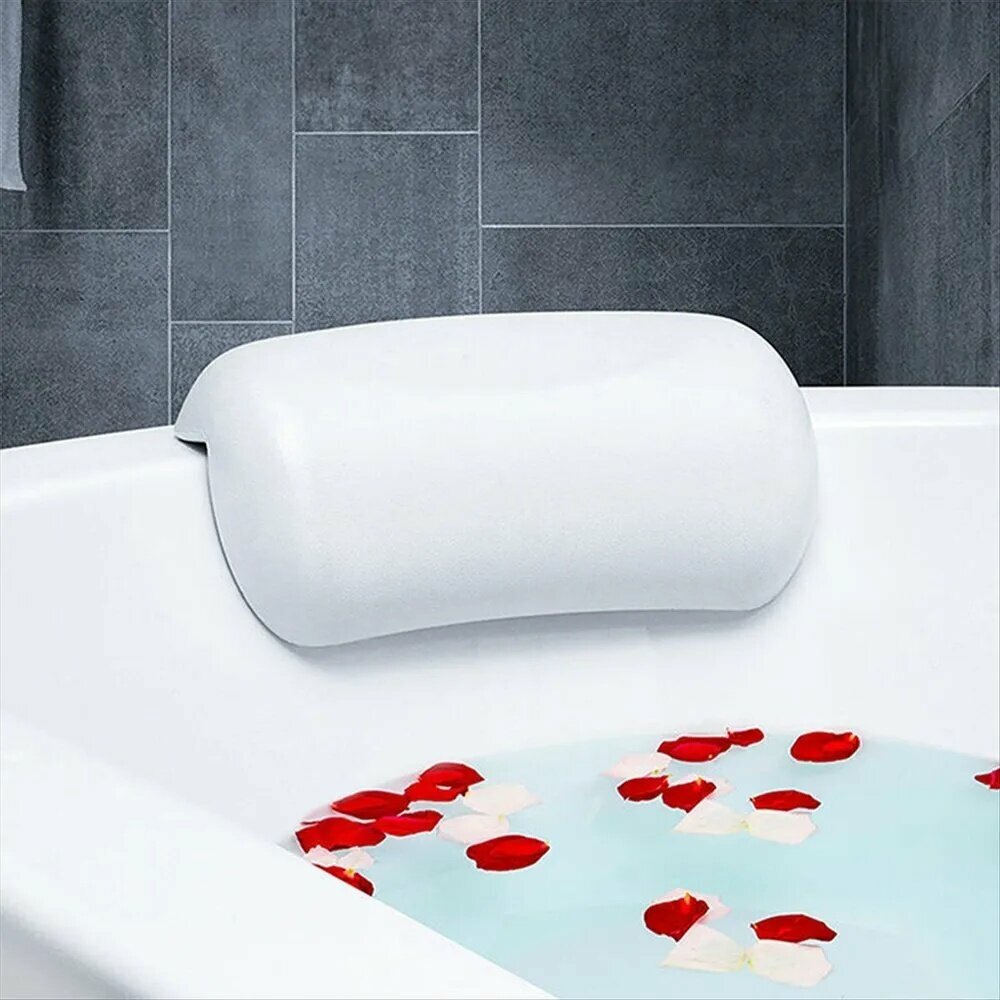 Подушка для ванны SPA, подголовник для ванны, мягкая, водонепроницаемая, черная