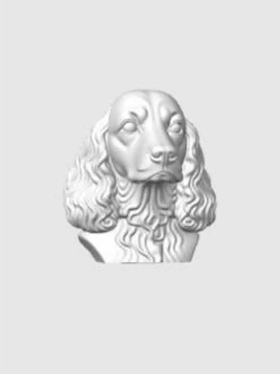 Статуэтка собаки-английский спрингер-спаниель (10см, белый)