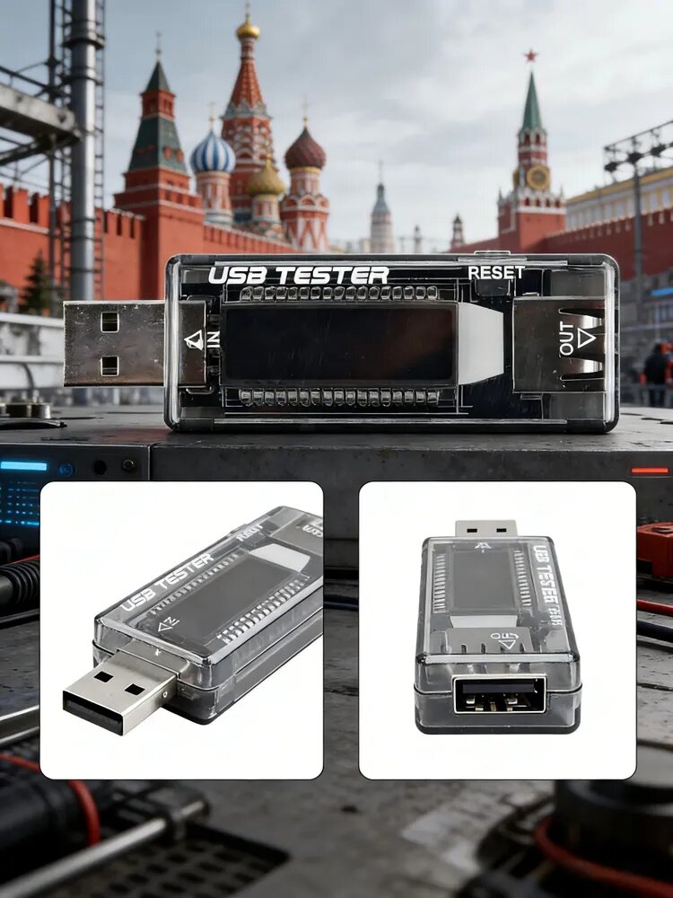 Тестер мощности зарядного устройства USB с током и напряжением Измеритель мощности зарядного устройства USB 3-20 В