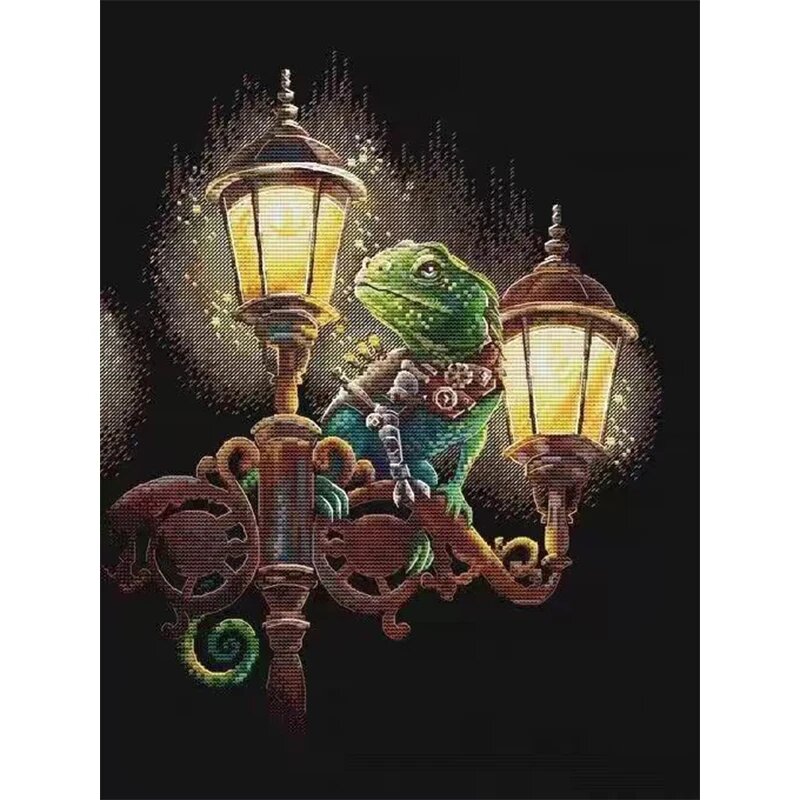 Набор для вышивки крестом XIUSPRING, черная канва, хлопок