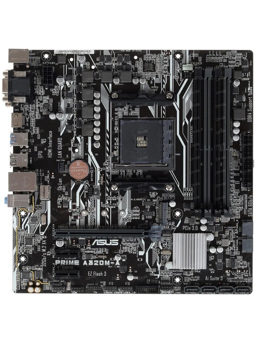 Материнская плата PRIME A320M-A - AM4, DDR4