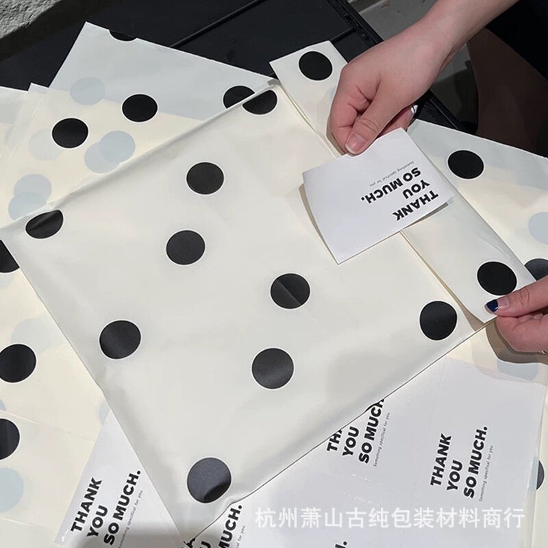 Пакеты для одежды из пластика PE, самозакрывающиеся, прозрачные, с клеем, для упаковки футболок