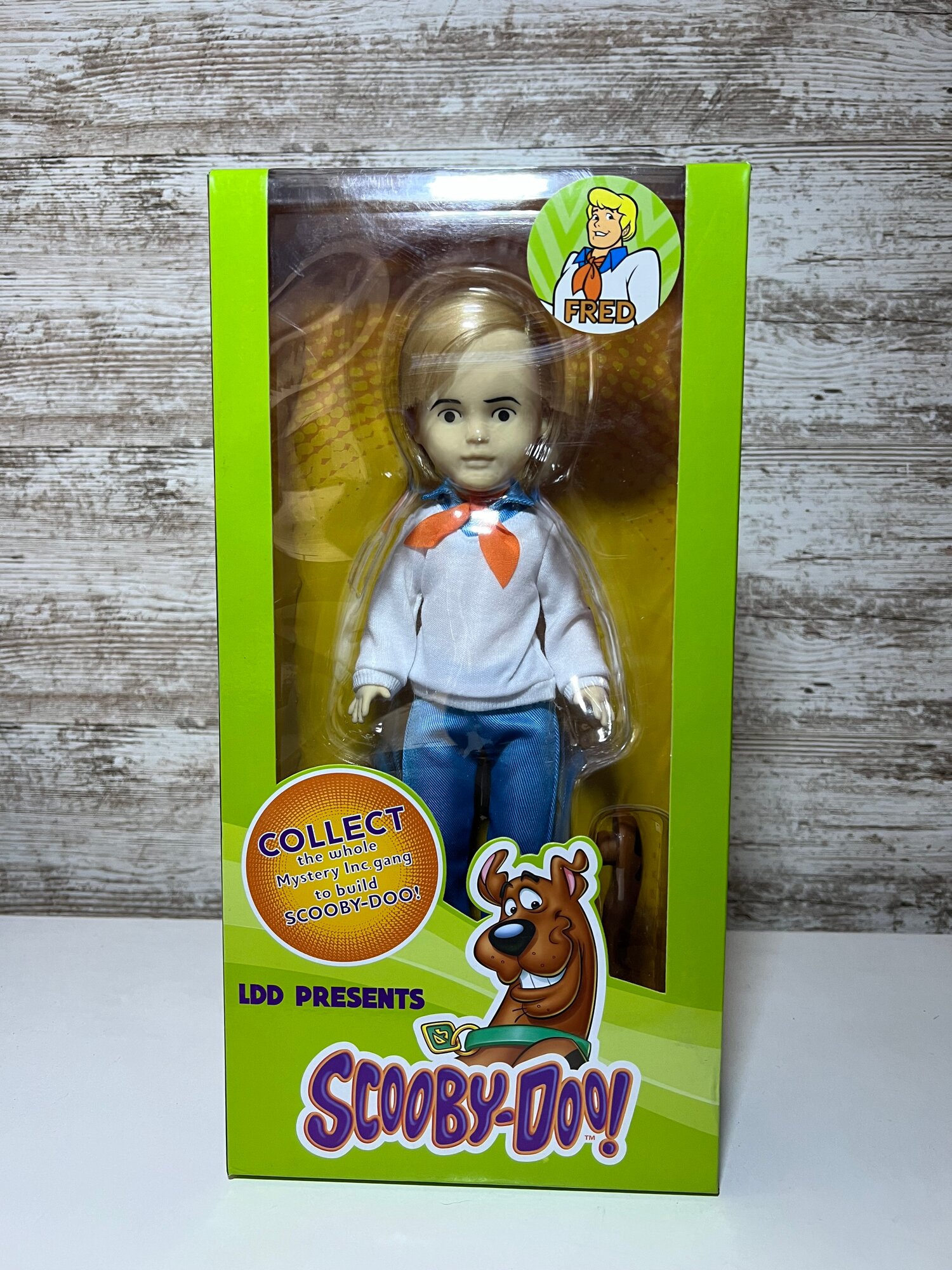 Фигурка LDD Фред Джонс — младший, Скуби-Ду, Fred Scooby-Doo, 30 см от Mezco Toyz Living Dead Dolls