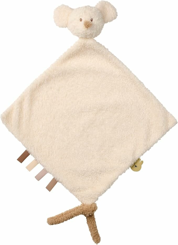 Мягкая игрушка Nattou - Мышка-комфортер плюшевая, 35 см - 856089