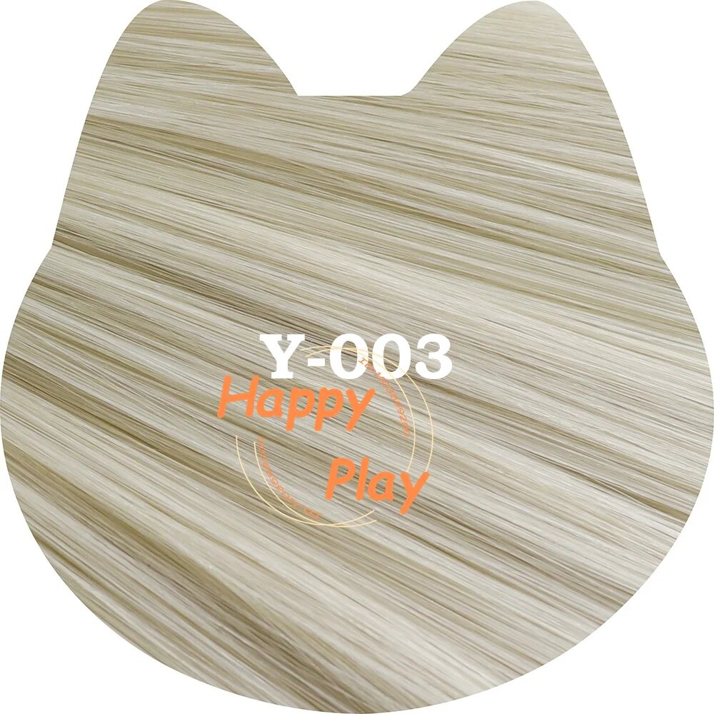 Синтетический парик для косплея желтый 100 см Y-003