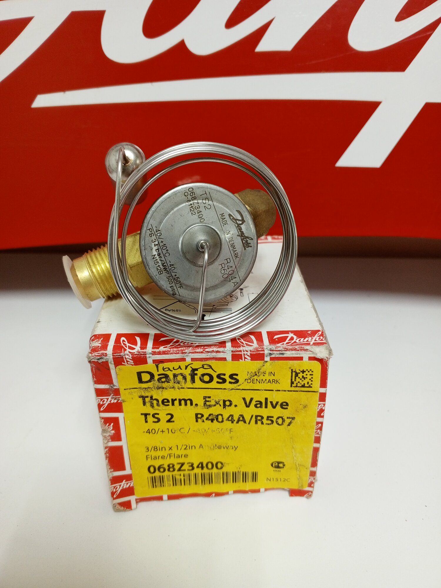 Вентиль терморегулирующий Danfoss 068Z3400, для R 404 и R507