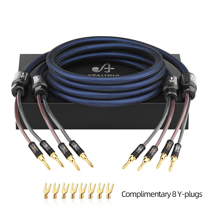 ATAUDIO линейный кабель для динамиков из стерлингового серебра 3 м