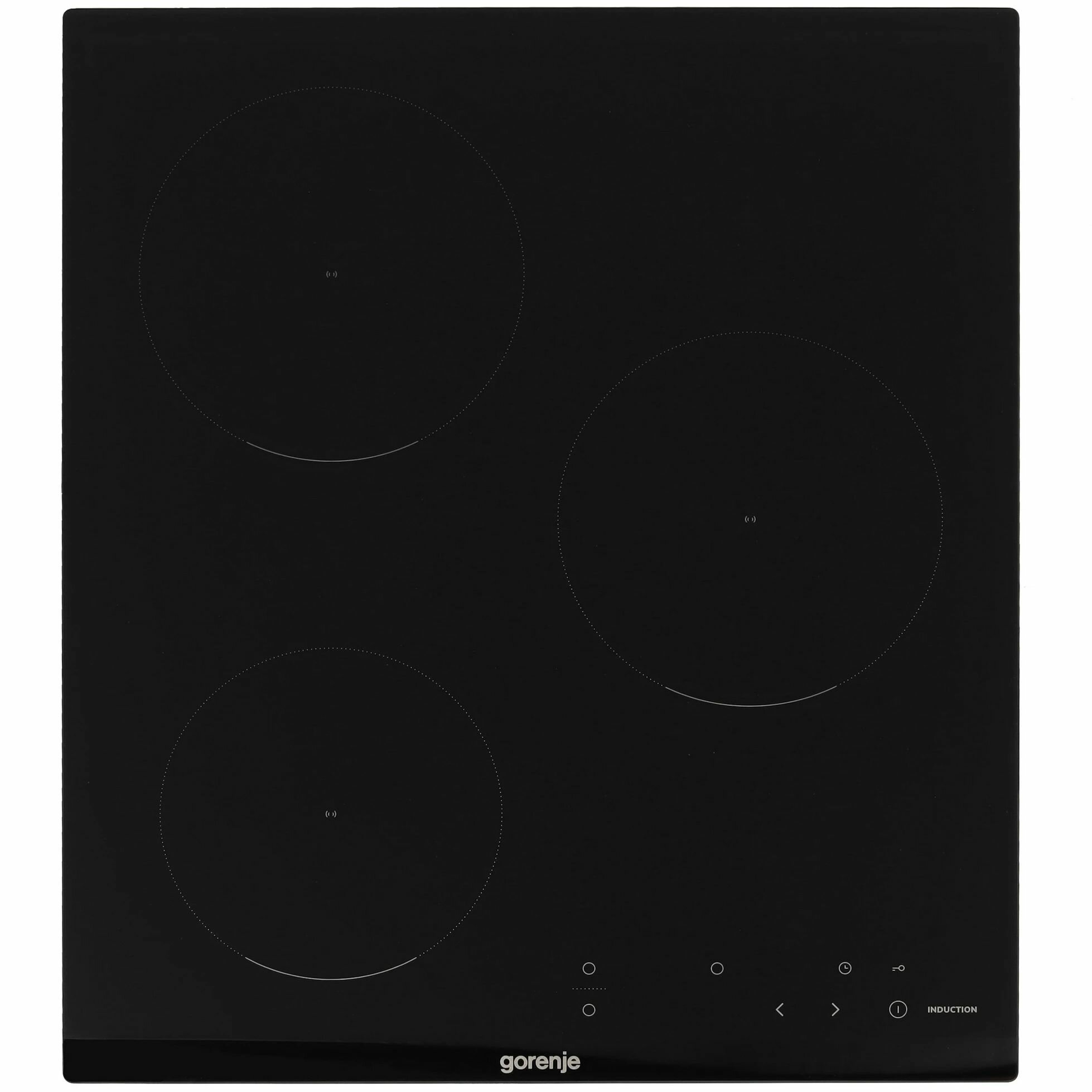 Индукционная варочная панель Gorenje GI4301BCE, 3 конфорки, черный