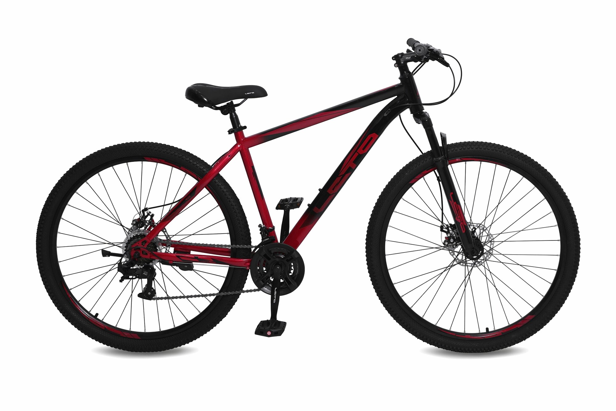 Велосипед 29" LETO FOX, сталь, рама 19", 21-ск