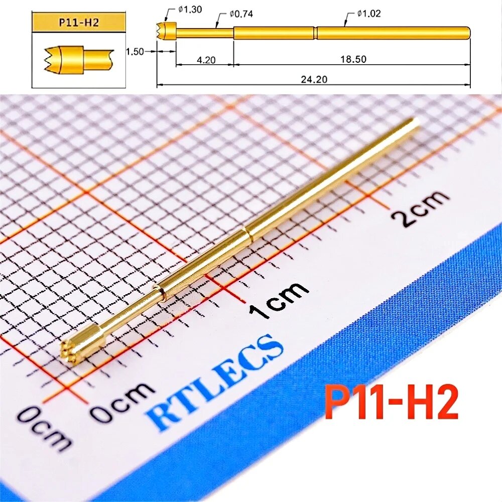 RTLECS Тестовый щуп P11-H2, 100шт