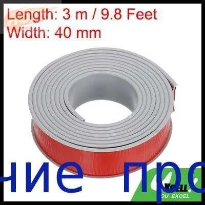 IKEA Кромка мебельная клеевая, белая, для столов, стульев, шкафов и гардеробов, клеевой способ крепления